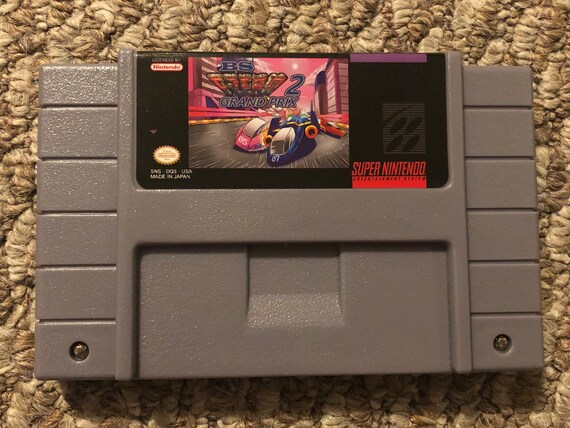BS F zero 2 Super Nintendo SNES Video Game Etsy UK