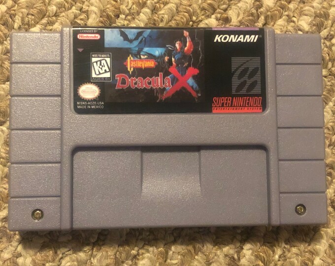 Castlevania Dracula X Super Nintendo SNES Video Game - Etsy
