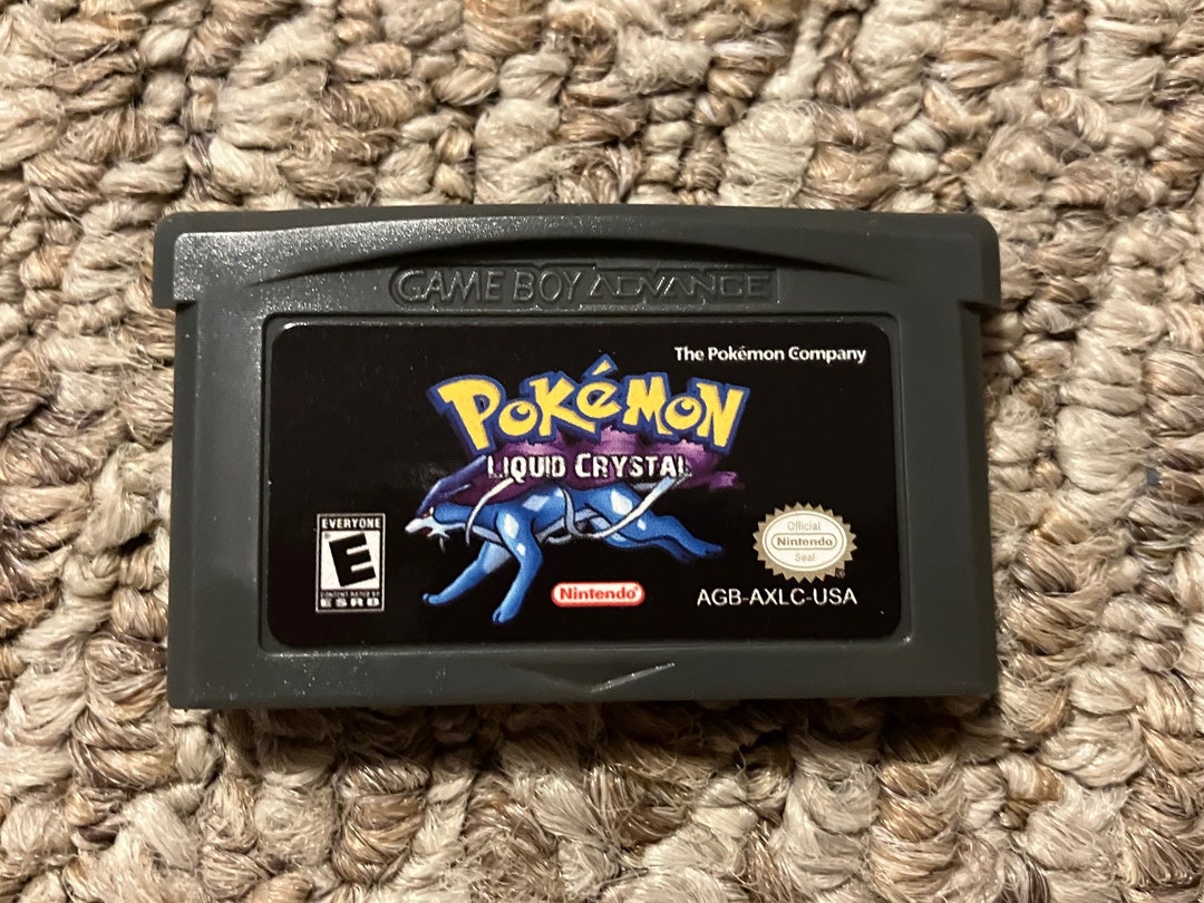 Pokemon Liquid Crystal Nintendo Game Boy Advance GBA Video Game - Etsy