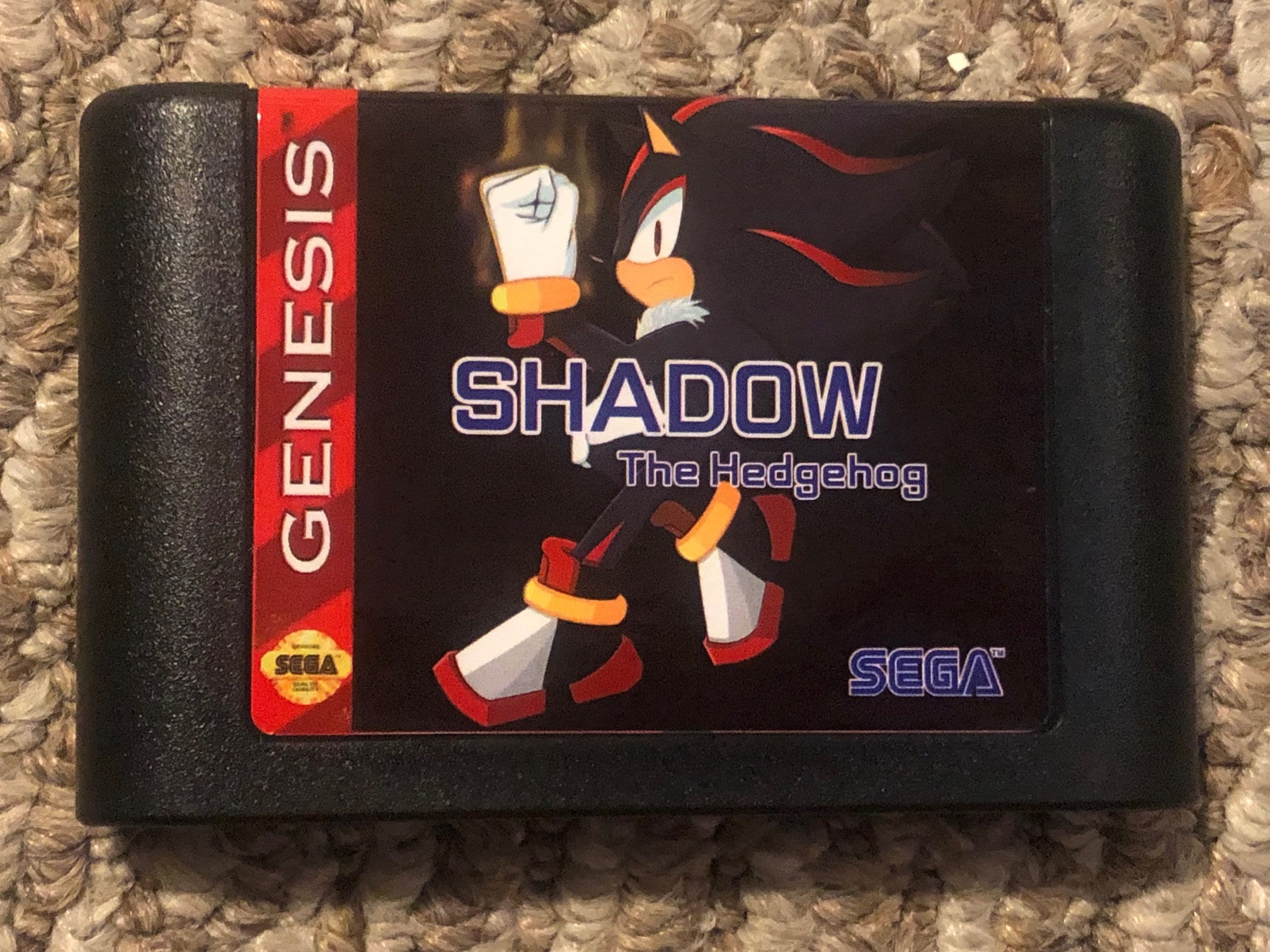 Shadow the Hedgehog Sega Genesis Video Game | Etsy
