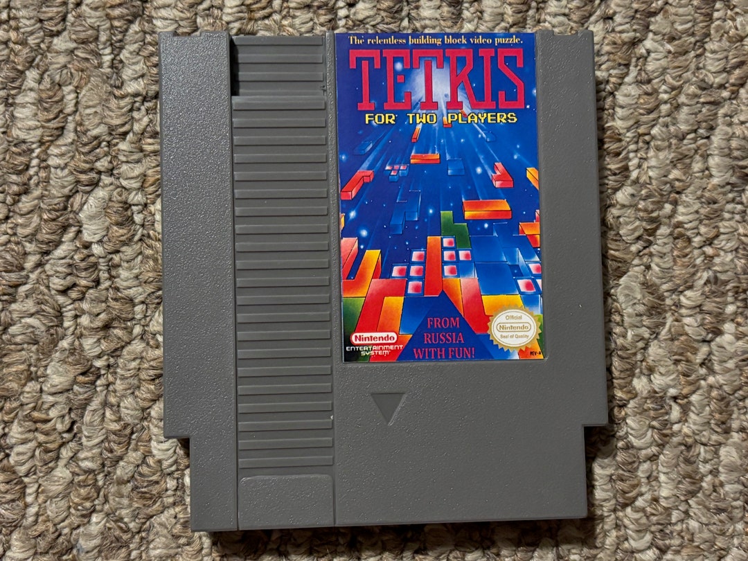2 Player Tetris Nintendo NES Video Game - Etsy