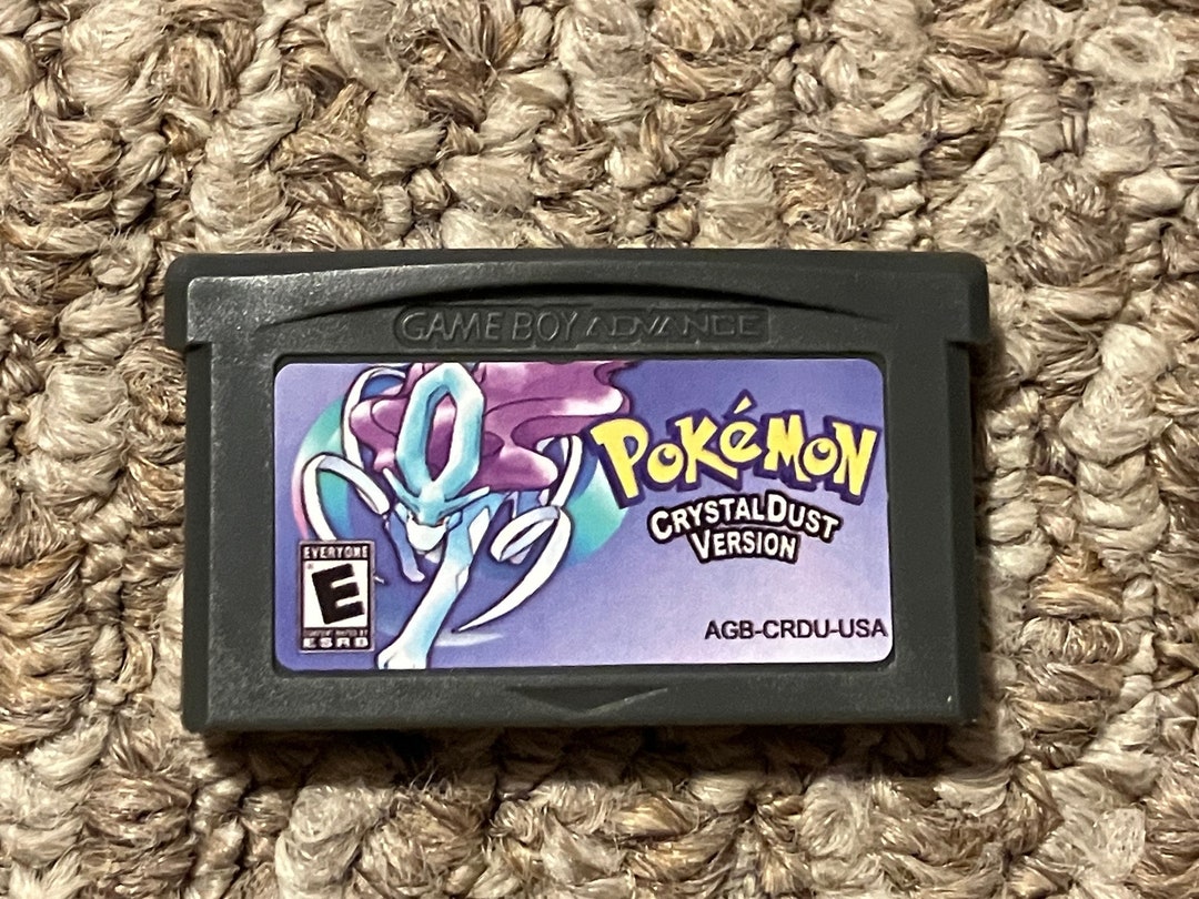 Pokemon Crystal Dust Nintendo Game Boy Advance GBA Video Game - Etsy