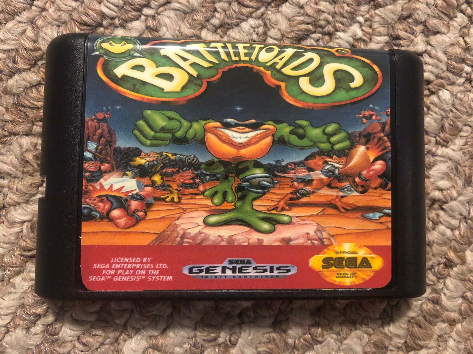Battletoads Sega Genesis Video Game | Etsy