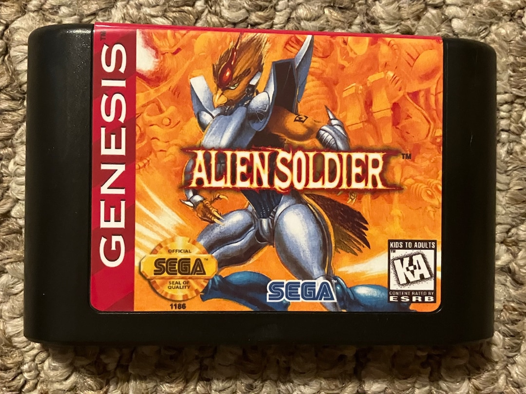 Alien Soldier Sega Genesis Video Game - Etsy