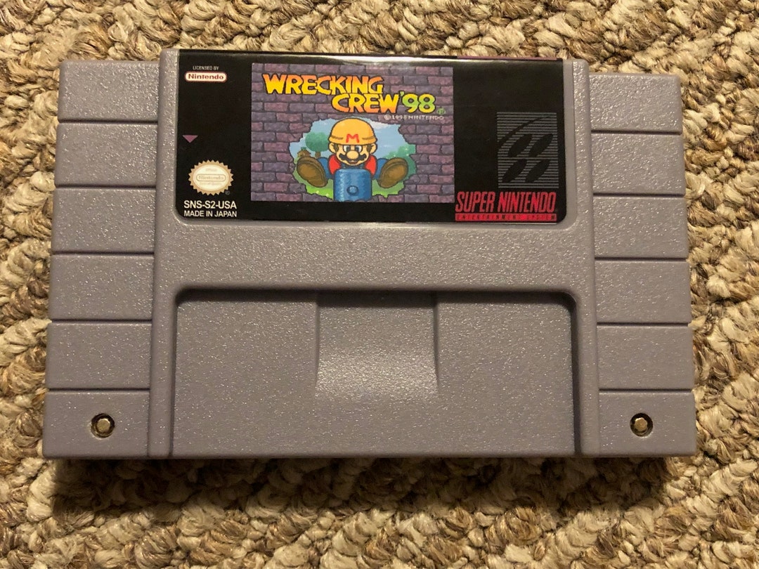 Wrecking Crew 98 Super Nintendo SNES Videospiel - Etsy.de