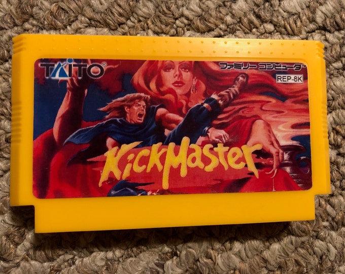 Kickmaster Japanese Nintendo Famicom Video Game - Etsy