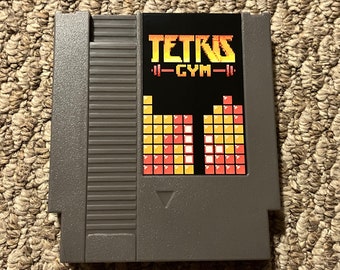 Vintage 1990 90s Nintendo Entertainment System NES Tetris Cartridge ...