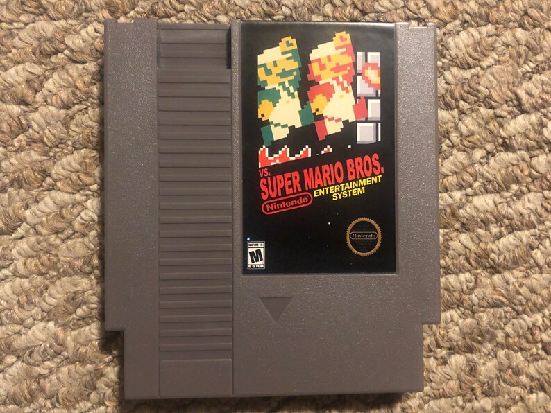 VS Super Mario Bros Nintendo NES Video Game | Etsy