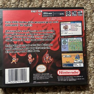 Pokemon Moemon Firered Nintendo Game Boy Advance GBA Video Game. - Etsy