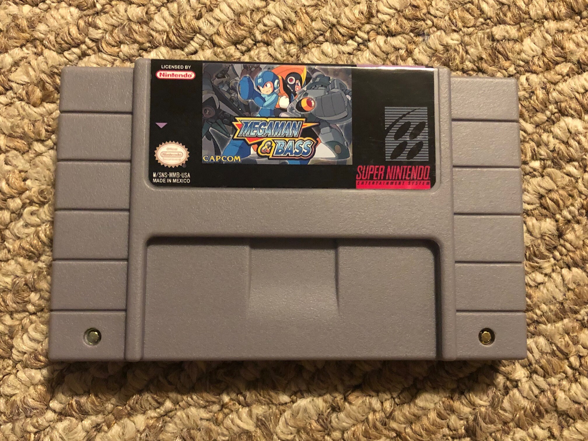 Mega Man & Bass Super Nintendo SNES Video Game | Etsy
