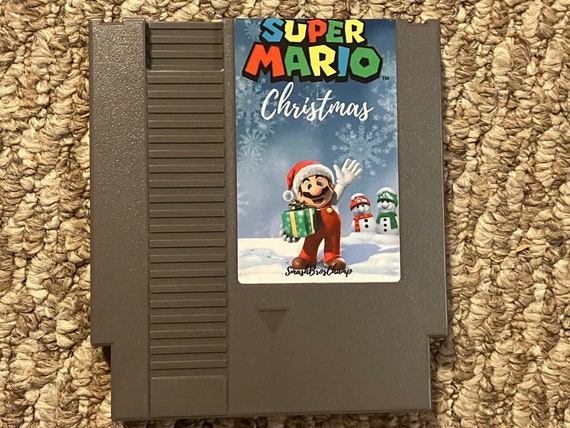 Super Mario Christmas Nintendo NES Video Game - Etsy