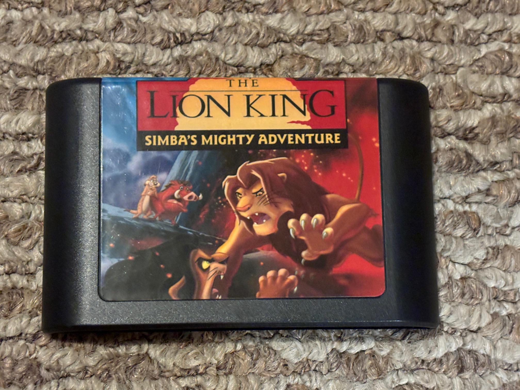 The Lion King Simba s Mighty Adventure Sega Genesis Video Game