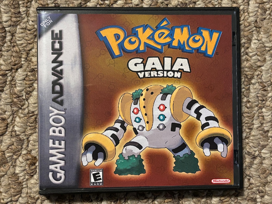 Pokemon Gaia Version Nintendo Game Boy Advance GBA Video Game - Etsy