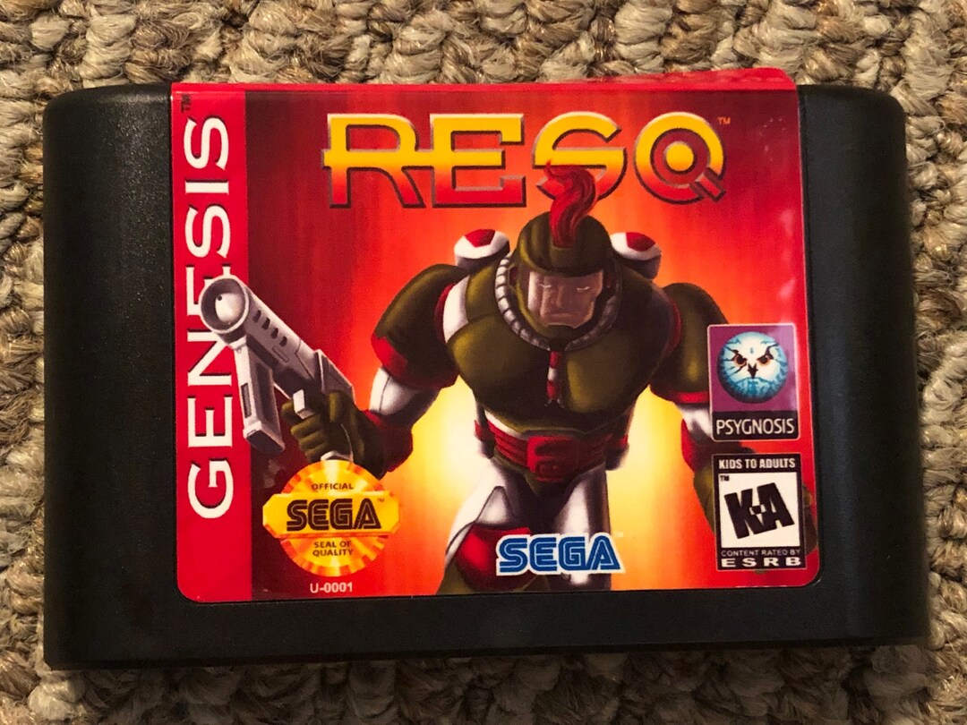 RESQ Sega Genesis Video Game - Etsy