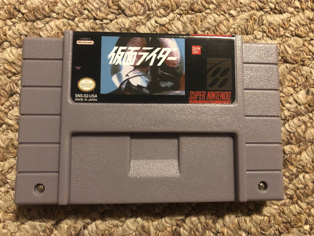 Kamen Rider Super Nintendo SNES Video Game - Etsy