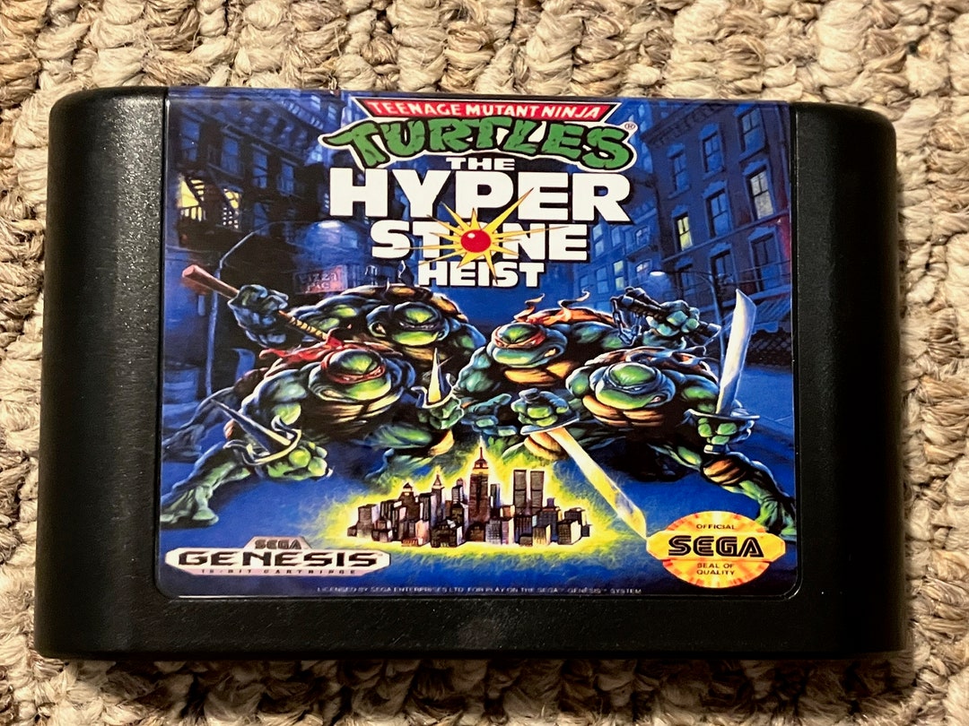 Teenage Mutant Ninja Turtles the Hyperstone Heist Sega Genesis - Etsy