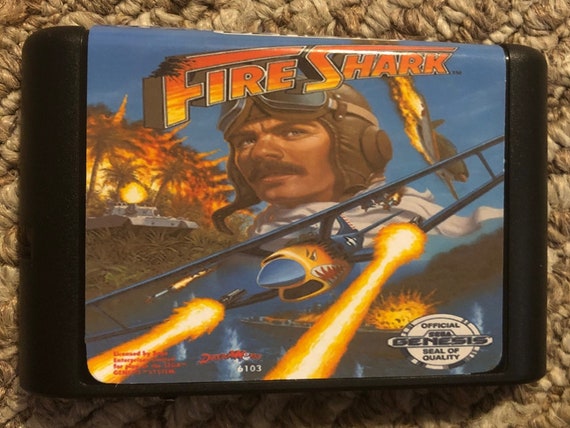 Fire Shark Sega Genesis Video Game | Etsy