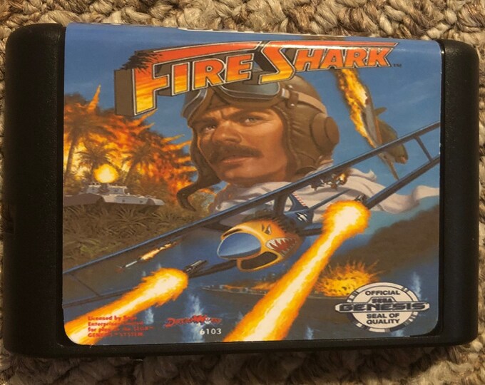Fire Shark Sega Genesis Video Game - Etsy