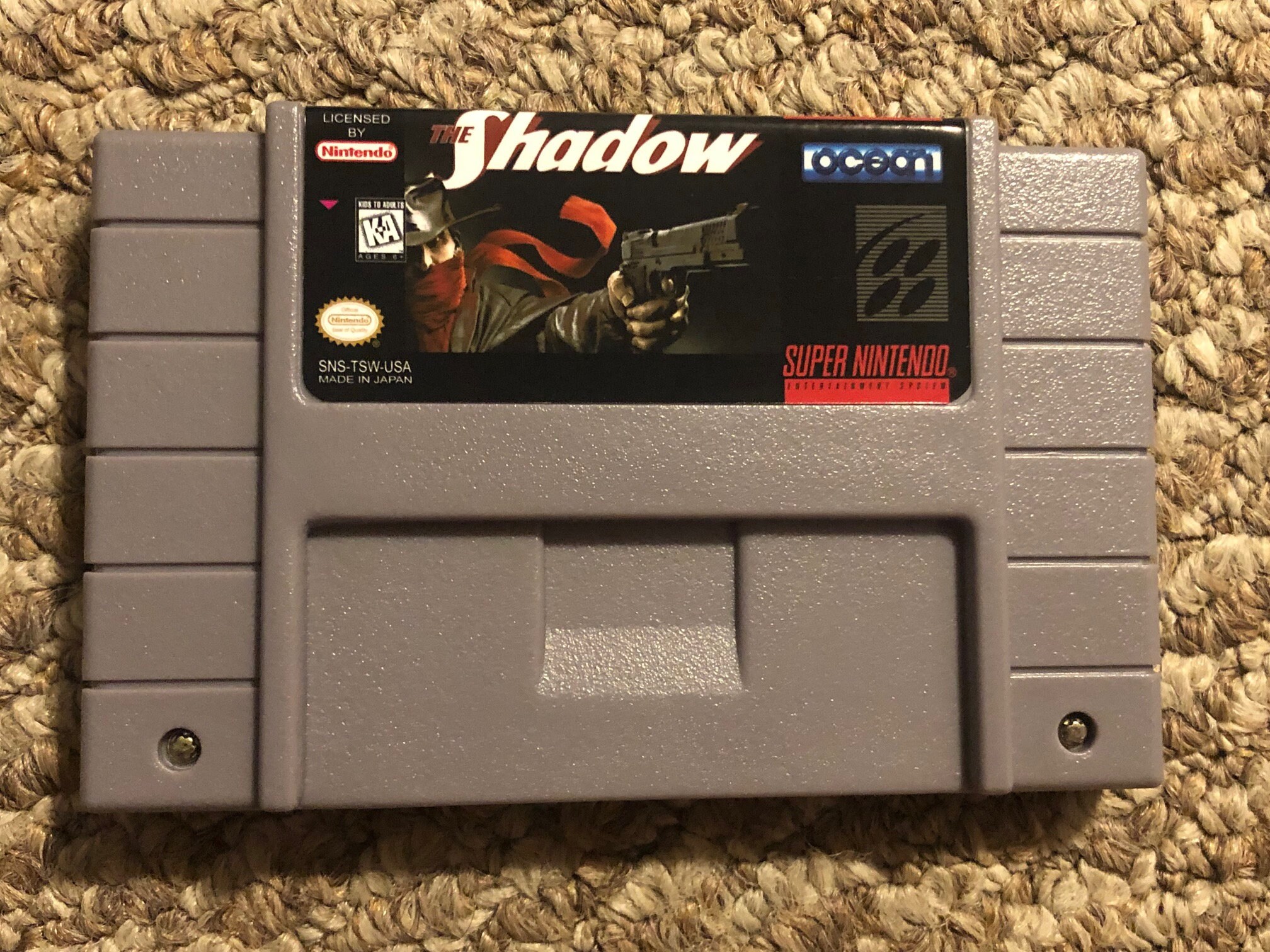 The Shadow Super Nintendo SNES Video Game - Etsy Canada