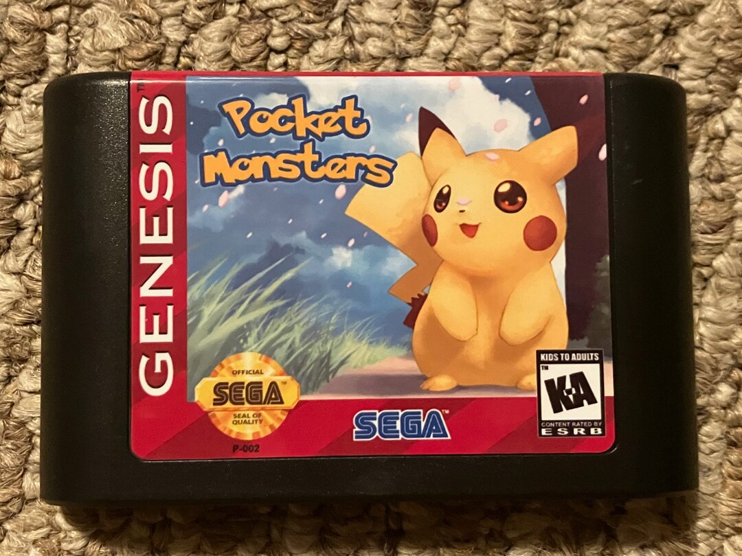 Pocket Monsters Sega Genesis Videospiel - Etsy.de