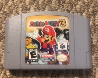 N64 Mario Party 3 Replacement Label Decal Sticker Nintendo - Etsy