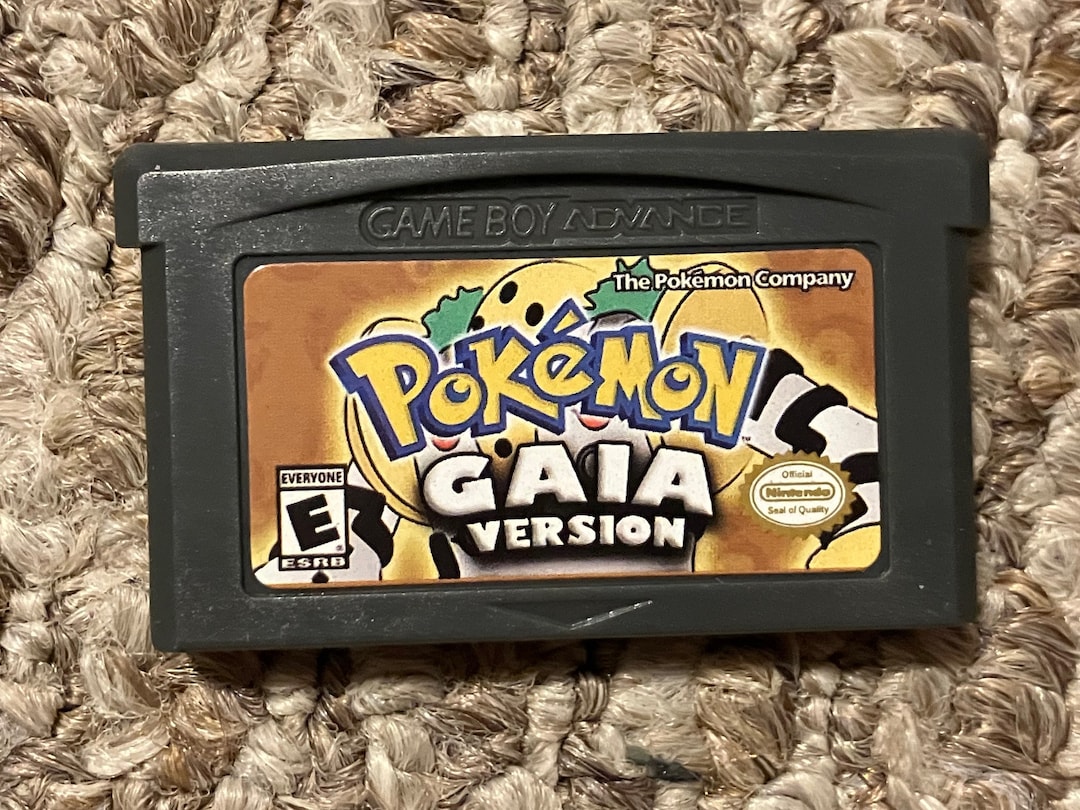 Pokemon Gaia Version Nintendo Game Boy Advance GBA Video Game - Etsy