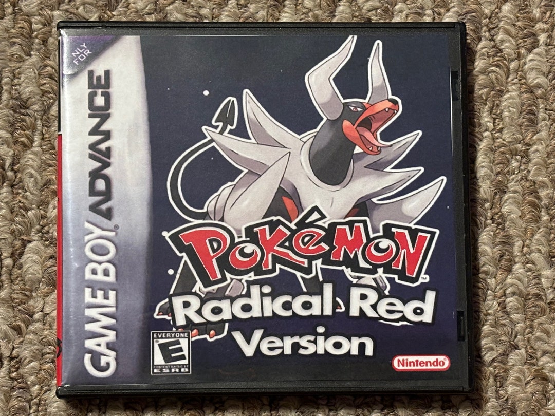 Pokemon Radical Red Nintendo Game Boy Advance GBA Video Game - Etsy