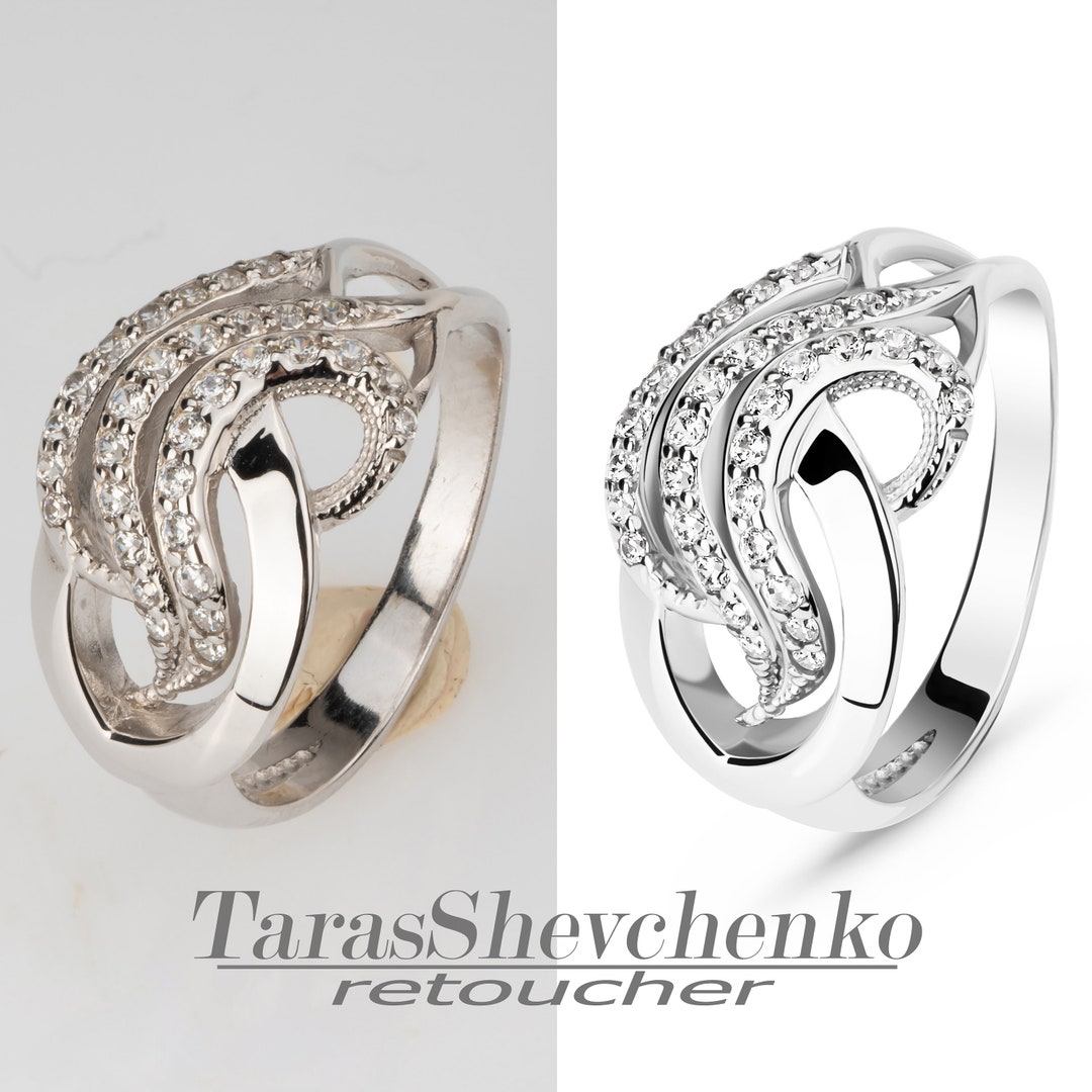 Tutorial Video on Retouching the Metal Surface of a Silver Ring ...