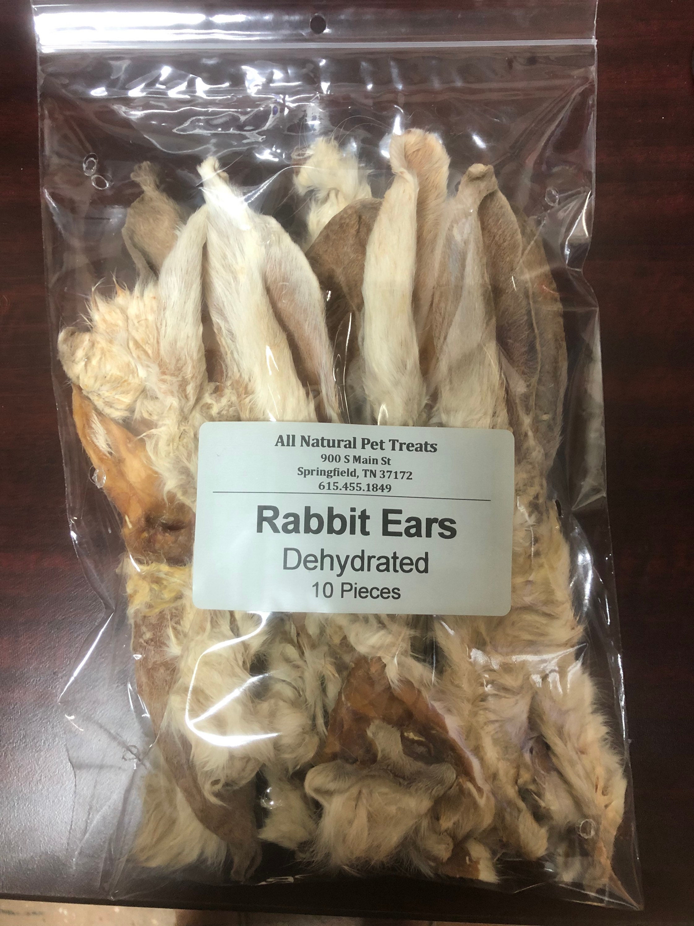 Rabbit Ears, Dehydrated 10 Pack, Hair on Treats Chews Bone Ear - Etsy