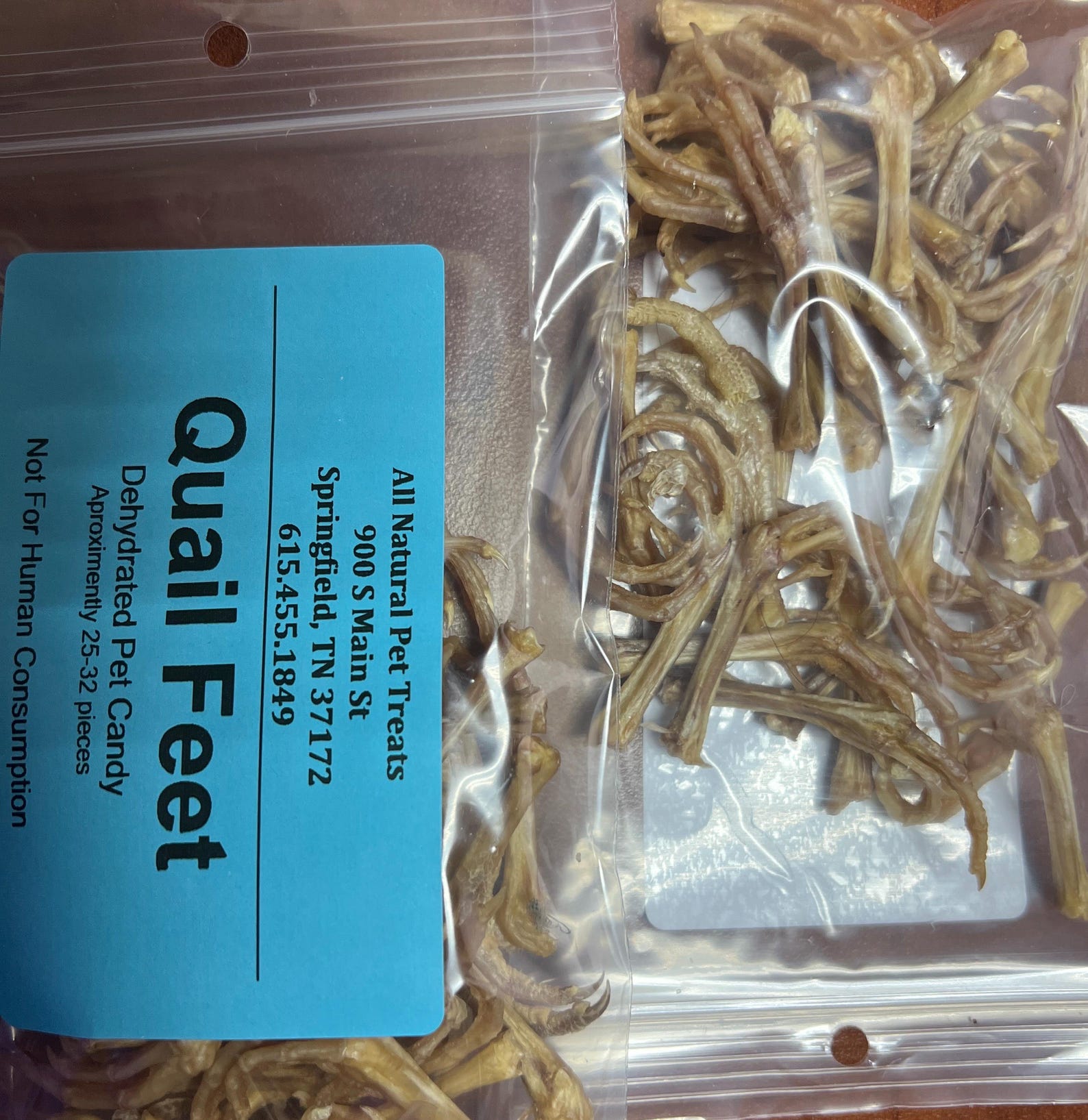 Quail Feet Whole, Dehydrated, 1 Ounce Pet Candy Treat - Etsy