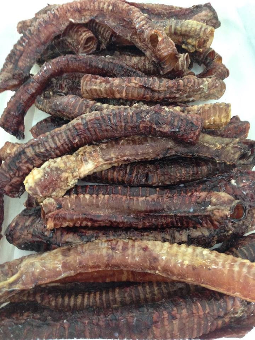 BEEF Trachea, Sizes Small to L, Dehydrated All-natural Pet Candy Treat ...