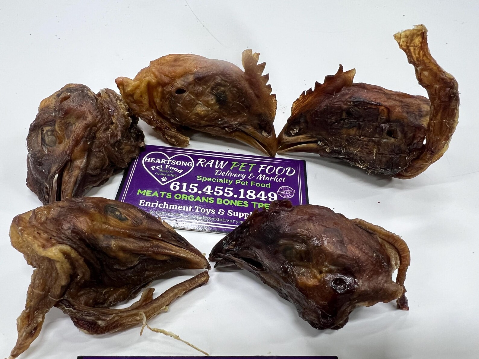 Chicken Head Whole Dehydrated, 25 Pack, Treats Chews Bone - Etsy