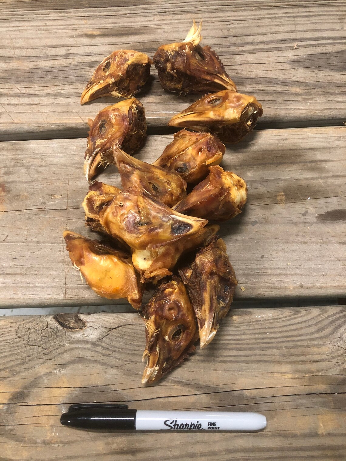 Chicken Head Whole Dehydrated, 10 Pack, Treats Chews Bone - Etsy