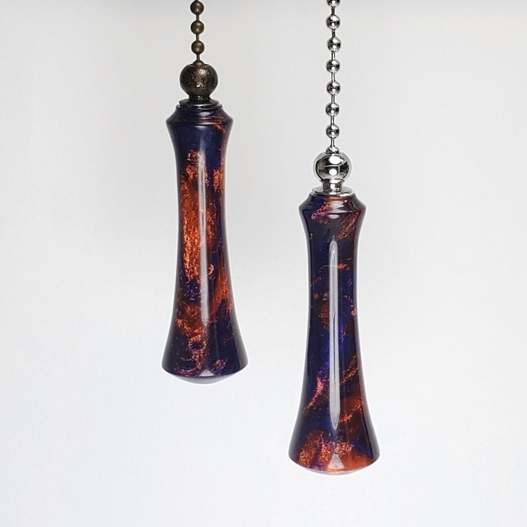 Light Pull, Fan Pull, Lamp Pull, Ceiling Fan Pull, Hand Turned Acrylic ...