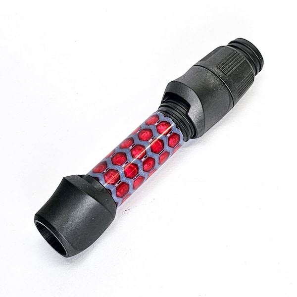 Fly Rod Reel Seat With Handturned Purple Rain Acrylic Insert - Etsy