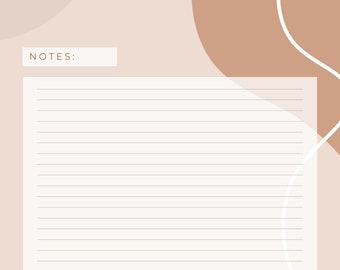 Simple Note Taking Digital Download Printable Bullet Journal - Etsy