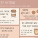 Printable Sleep Hygiene Infographic Downloadable Sleep Health Tips ...