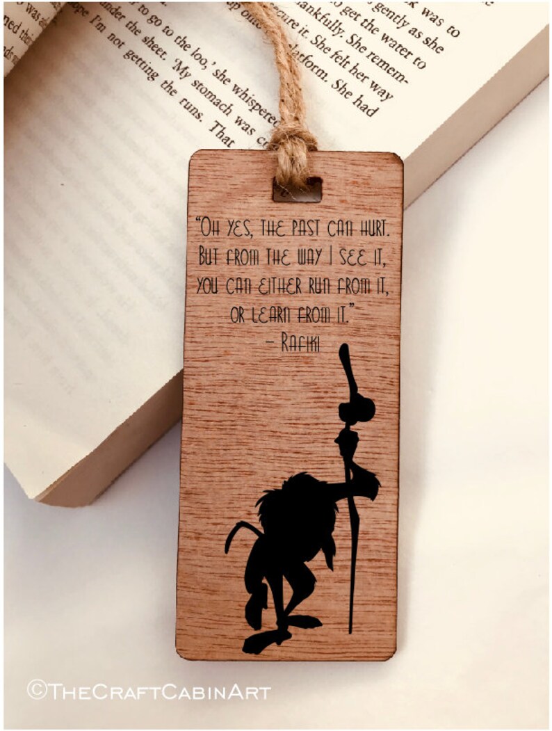 Lion King Disney Quotes Wooden Bookmark Gift Birthday - Etsy