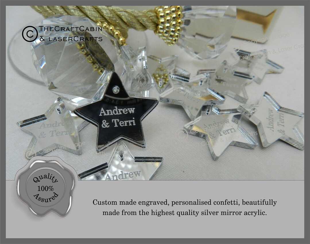 Personalised Stars Confetti, Favours, Table Decorations, Favours ...