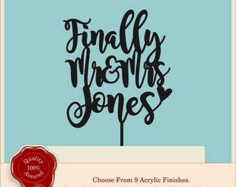 Finally Cake Topper | Etsy