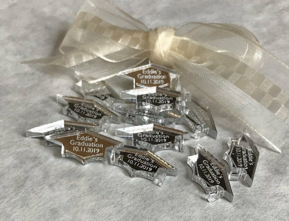 Graduation Cap Custom Confetti Personalised Table Decor Party - Etsy