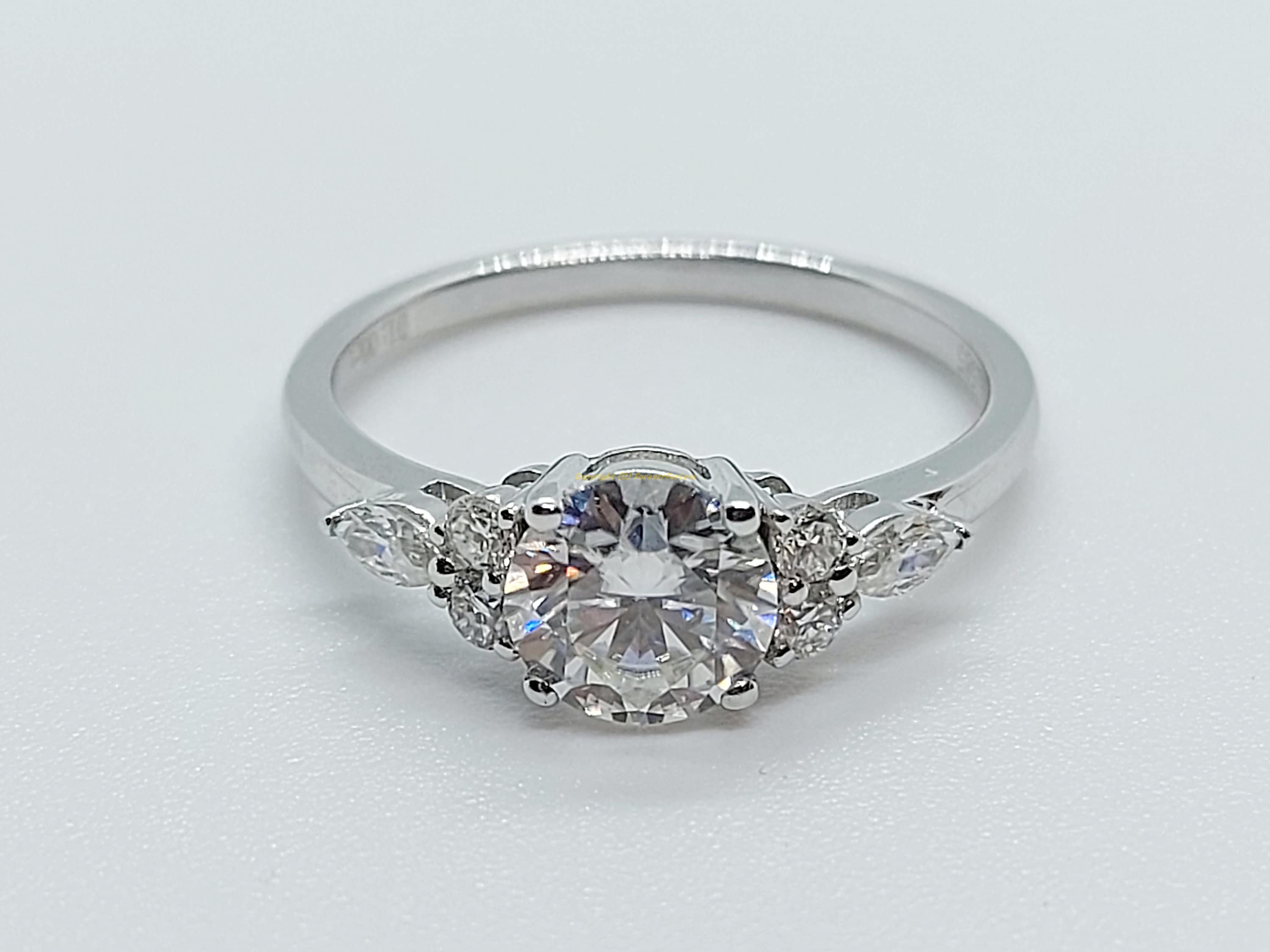 2 Ct Diamond Engagement Ring Lab Grown Handmade in Platinum - Etsy