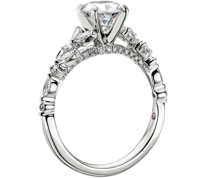 1 Ct Diamond Vintage Ring Gold Engagement Ring Diamond Ring | Etsy