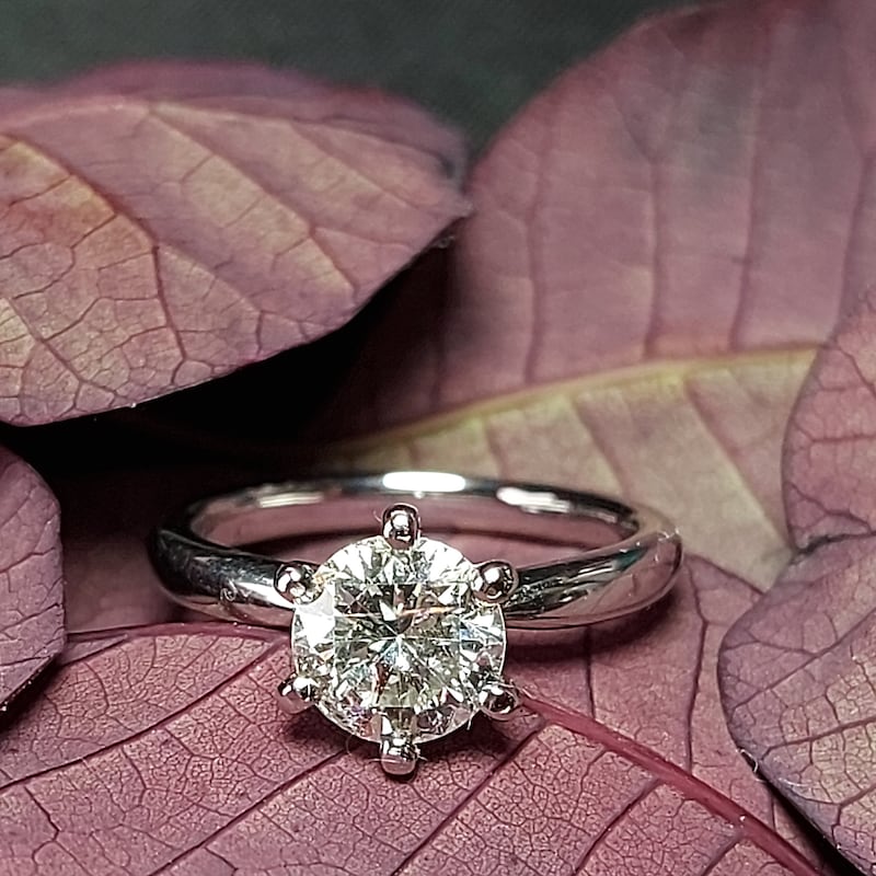 Natural Diamond Ring - Etsy