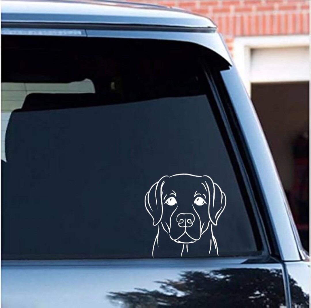 Dog Breed Car Decal, Handmade, Unique Gift, Canines, Custom Name - Etsy