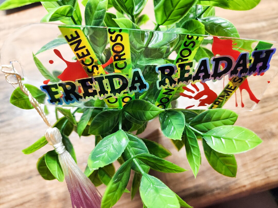Freida Readah Bookmark, Freida Mcfadden, Crime Scene, Thriller, Mystery ...