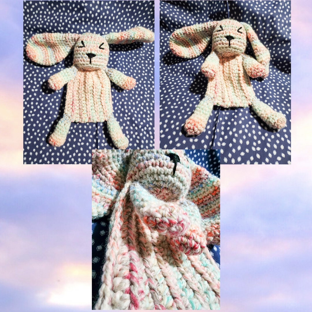 Ragdoll Style Crochet Bunny Rabbit Lovey - Etsy