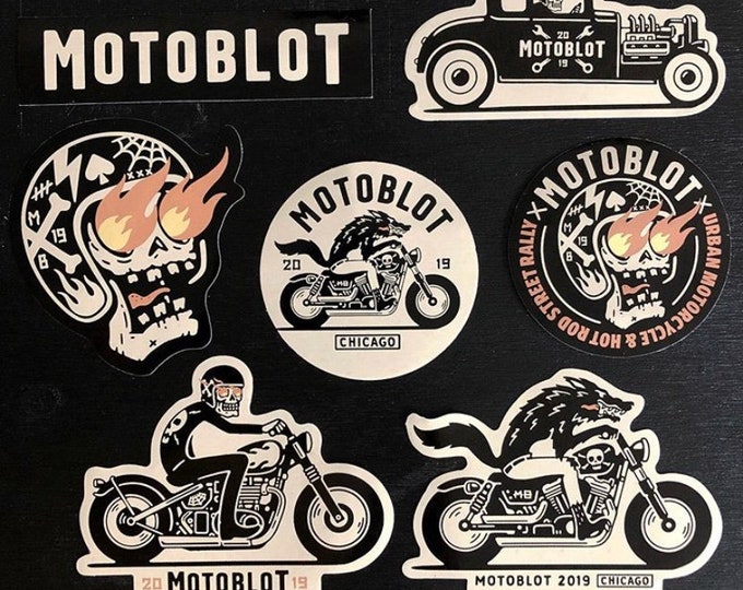 MOTOBLOT 2019 Jumbo Sticker Pack - Etsy