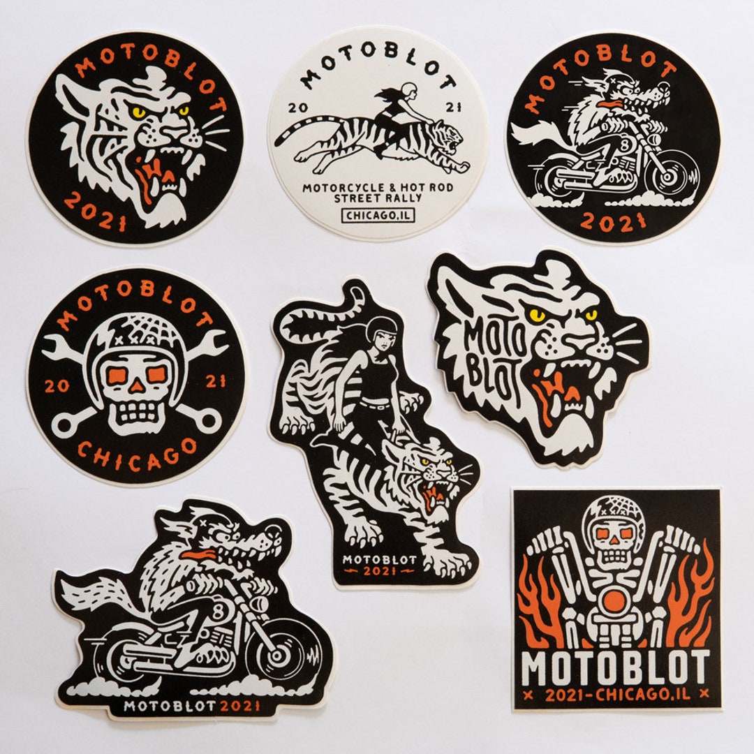 Motoblot 2021 Jumbo Sticker Pack - Etsy