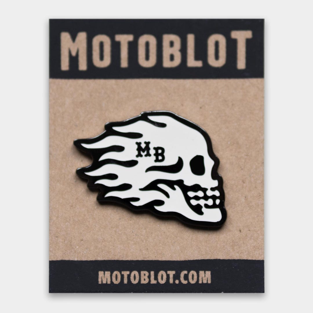 Motoblot 2025 Flaming Skull Event Pin - Etsy